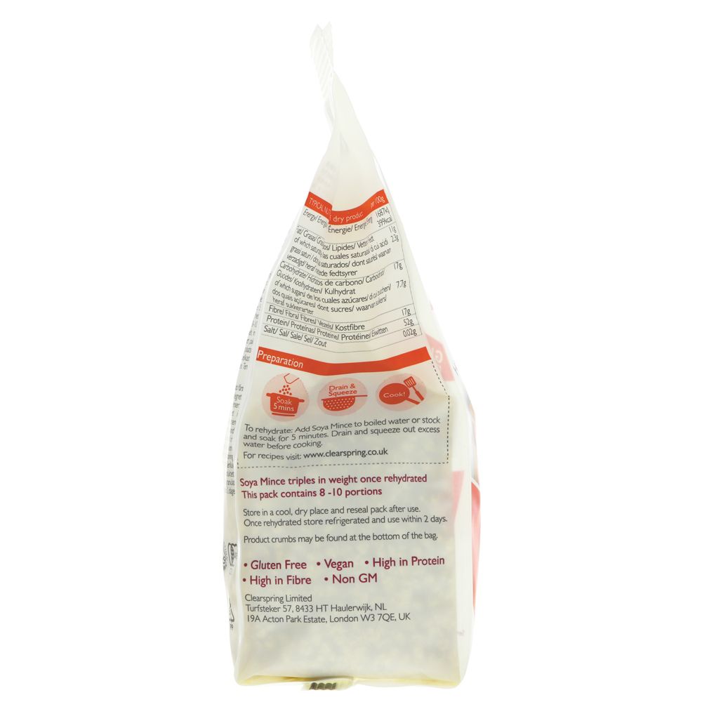 Clearspring Soya Mince 250g – Organic Delivery Company