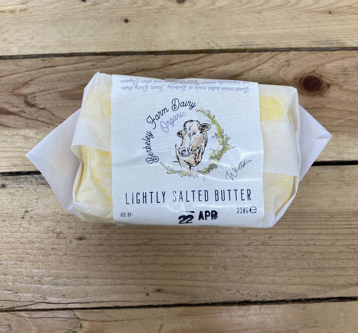 Berkeley Butter Lightly Salted 250g – Organic Delivery Company