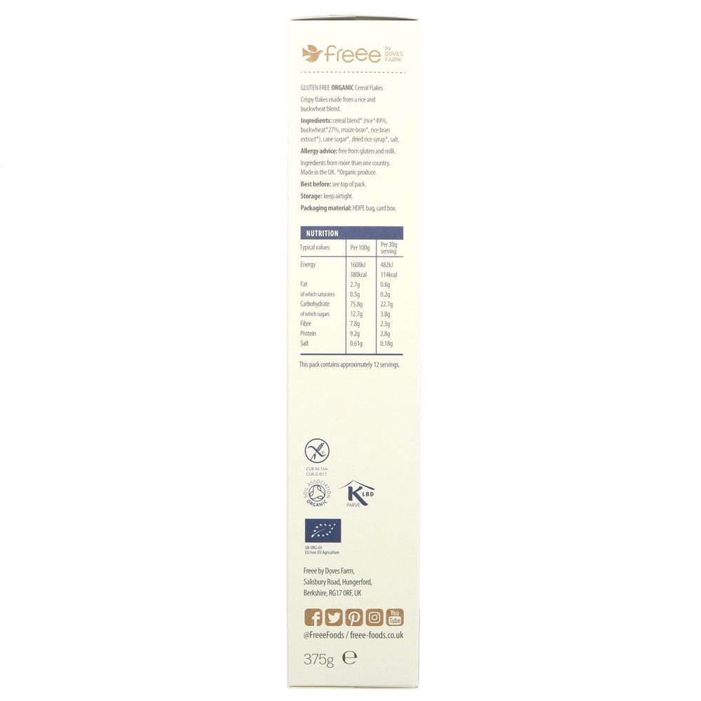 Doves Farm Cereal Flakes 375g – Organic Delivery Company