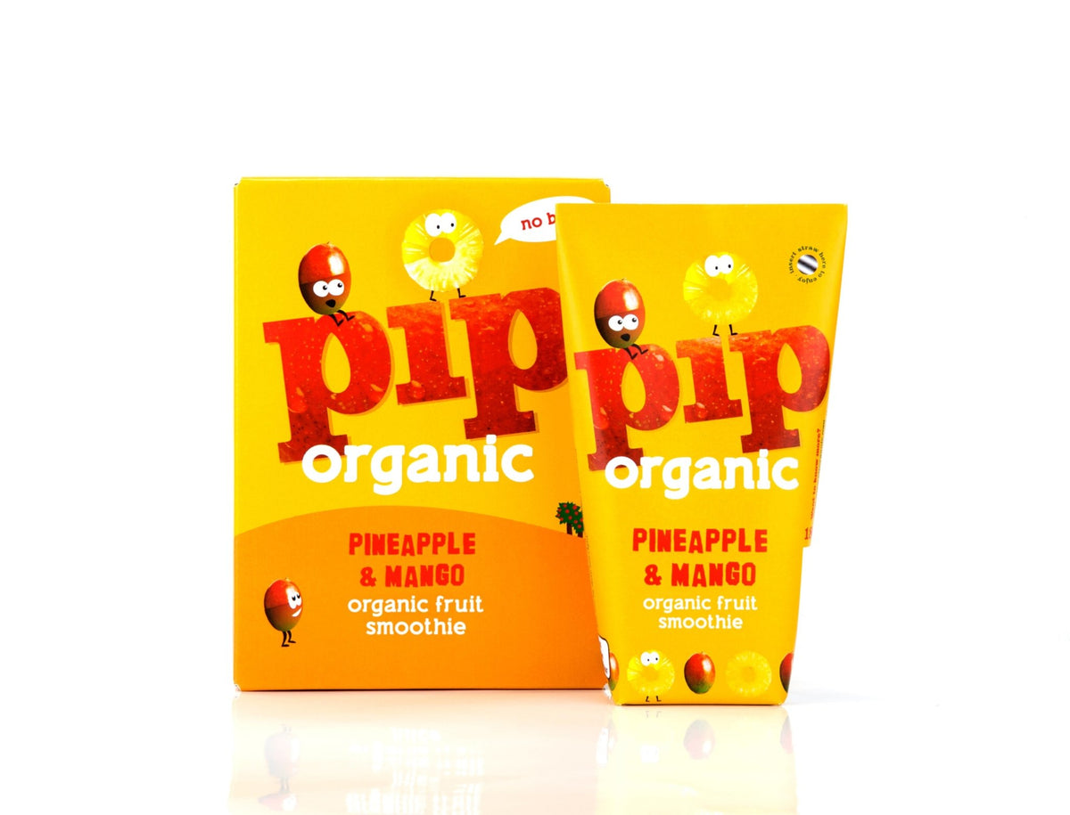 Pip Organic Pineapple & Mango Smoothie 4 x 180ml – Organic Delivery Company